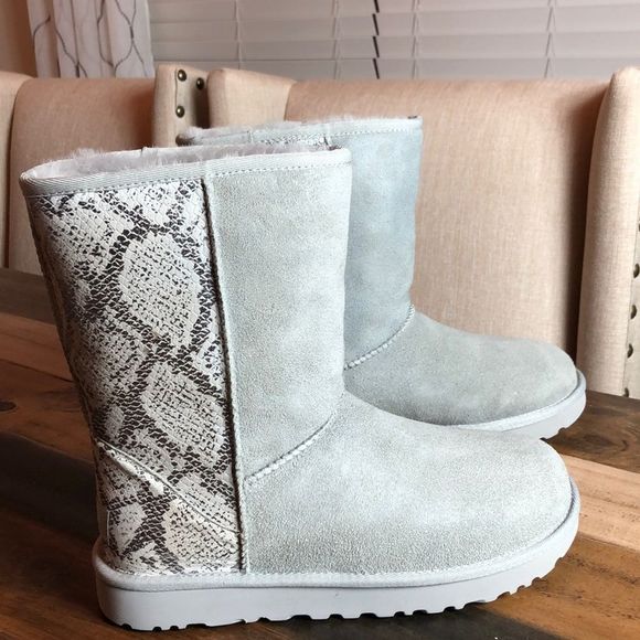 UGG | Shoes | Ugg Classic Short Metallic Snake | Poshmark